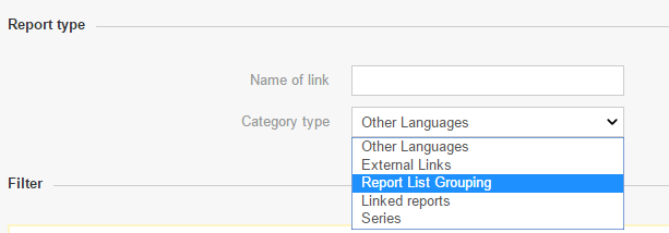 Grouping Reports Using 'Report List Grouping'